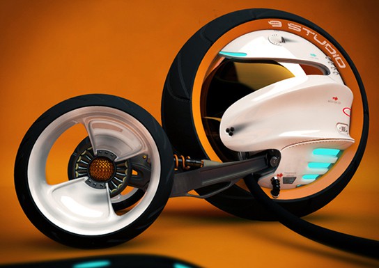 sci-fi inspired all-terrain three-wheeler: Phase 2.0