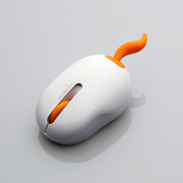 Elecom Nendo Oppopet Wireless Mouse has a tail