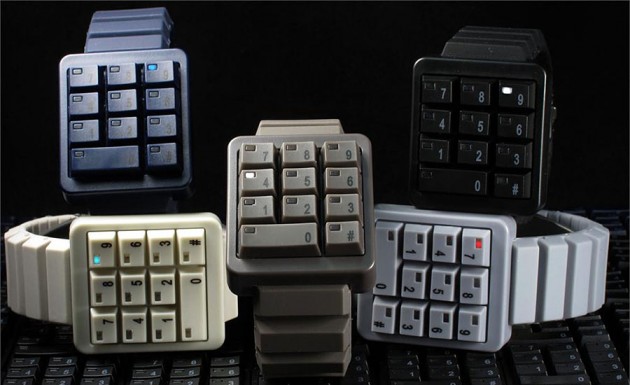 Click Keypad Watch disguises itself as a computer keypad