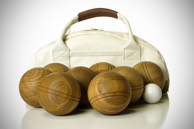 Avo Bocce: Hand-finished Oak Bocce Set