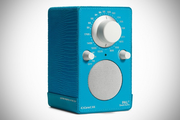 Coach Bleecker Leather Wrapped Tivoli Radio