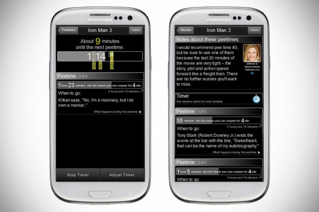 RunPee Tells You The Best Time To Pee During A Movie