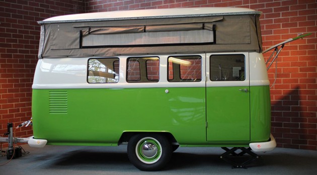 Dub-Box Camper - VW Bus-inspired Tow-behind Camper