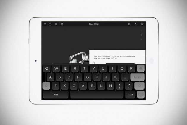 Actor/Director Tom Hanks Has An iPad App That Mimics Typing On Real ...