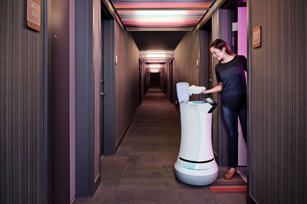 Savioke Service Robot Recruited By Aloft Hotel To Handle Butler Duties