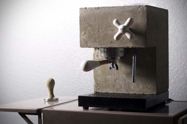 These Are Real Working Espresso Machines Made of Concrete and Kitchen ...
