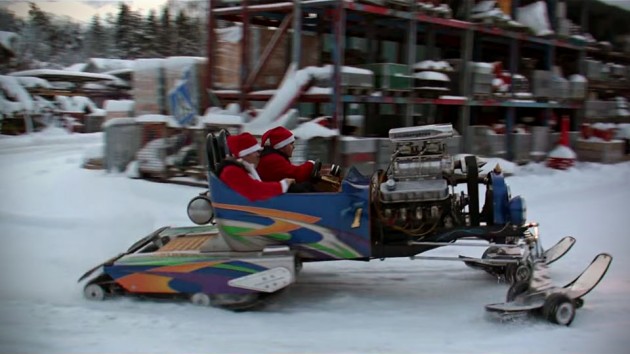 Santa: Why Fly When You Could Cut The Snow In This 500HP Snow Sled?