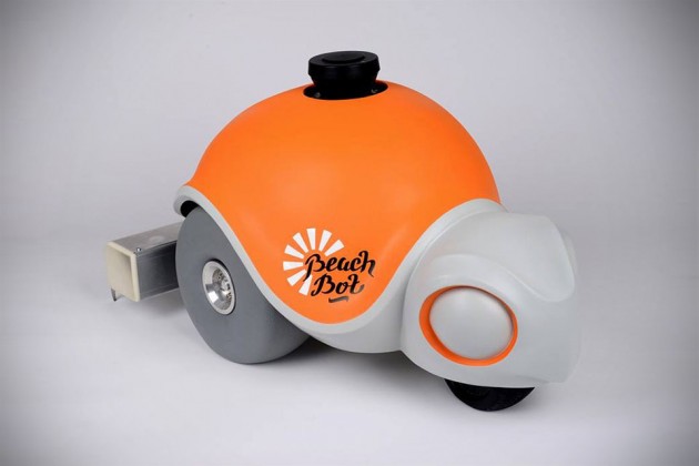 This Pokemon-like Robotic Creature Likes Doodling On The Beach