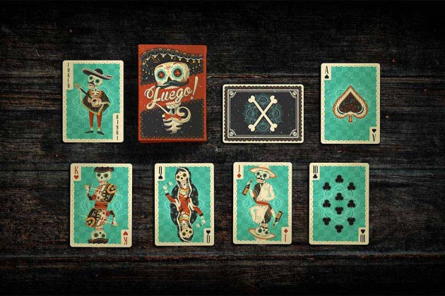 Fuego! Playing Cards Features Day of the Dead-inspired Illustrations
