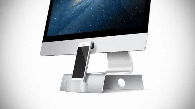 Fusion Stand: A Minimalistic Home for Your iMac, Apple Display and iPhone