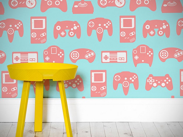 Retro Gaming Controllers Wallpaper is Exactly What Gaming Geeks Need
