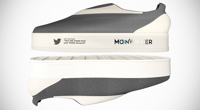 Sneakers With Opposing Magnets Lets You Walk On The Moon... On Earth ...