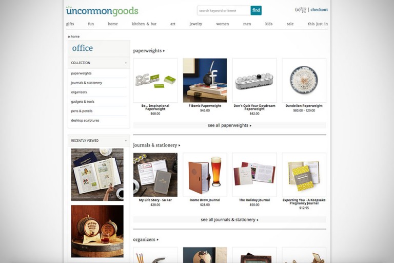 Uncommongoods: Gifts From Responsible And Sustainable Sources