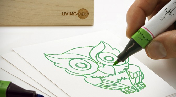Living Algae Ink Makes Your Artwork Appears Days Later And In Stages ...
