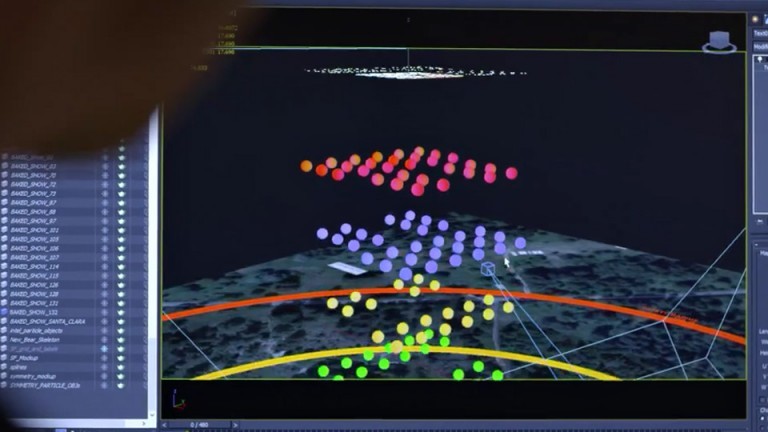 This Is What It Looks Like When 100 Lighted Drones Take To The Night Sky