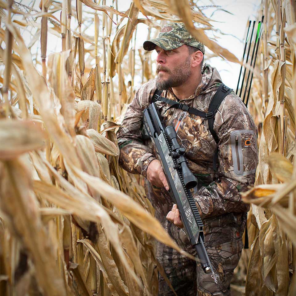 Crosbow Pioneer Airbow: Silent Big Game Air-powered Arrow Gun