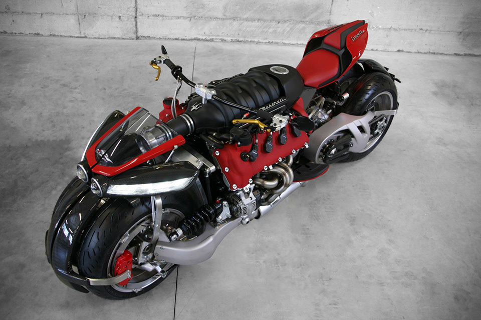Lazareth LM 847 Is A 4-Wheel Monster Bike Powered By 470 HP Maserati ...