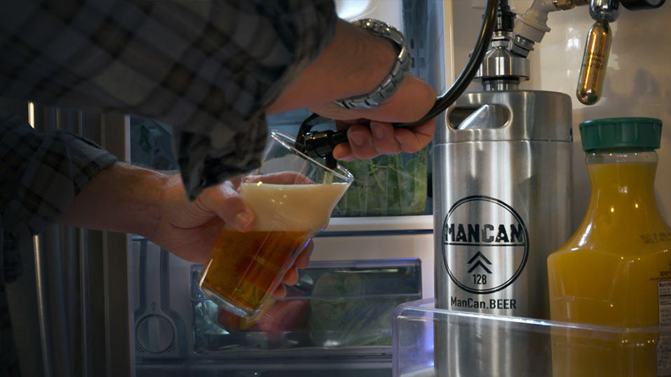 ManCan Lets You Enjoy Your Favorite Cold, Crisp Beer Even In The Wild