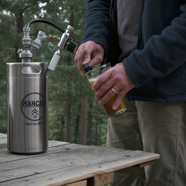 ManCan Lets You Enjoy Your Favorite Cold, Crisp Beer Even In The Wild