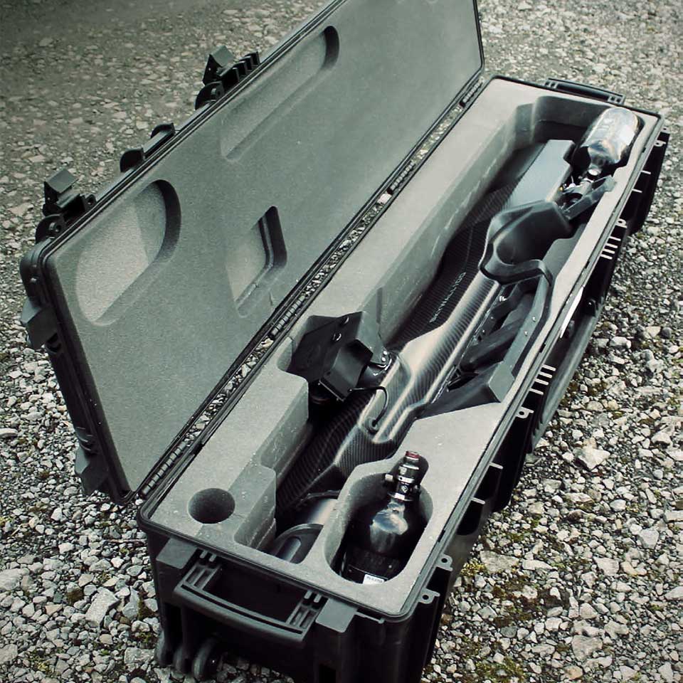 Advanced Bazooka-like Weapon Fires A Net To Take Down Errand Drones