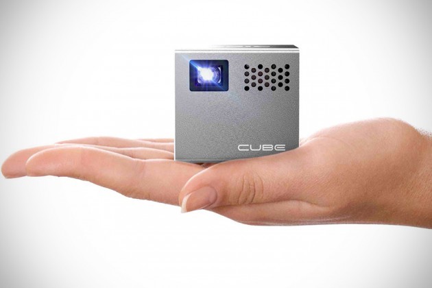 The Cube Mobile Projector Is 2-inch Tiny But Puts Out 120-inch Projection
