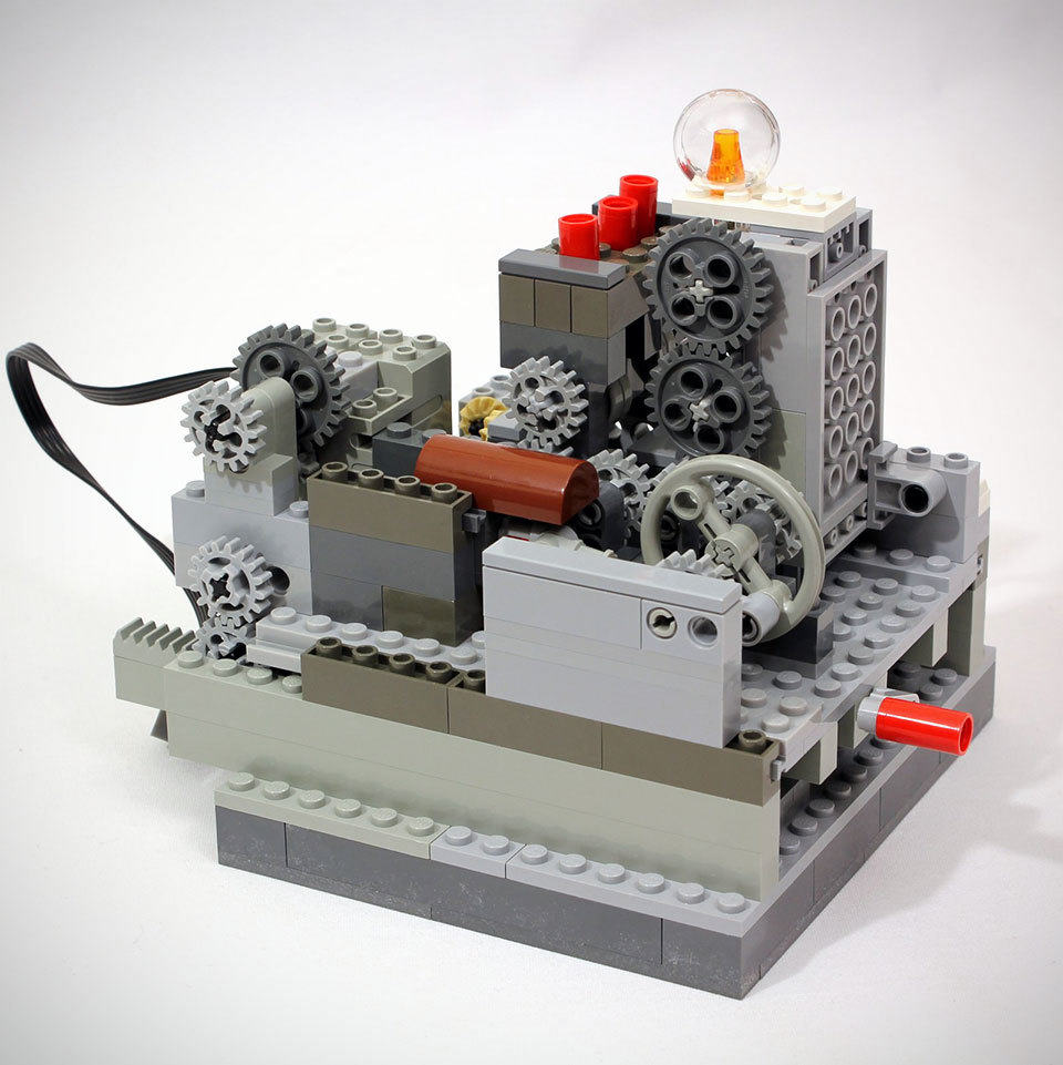 Artist Explores Engineer’s Mind With This Awesome LEGO Kinetic Sculpture