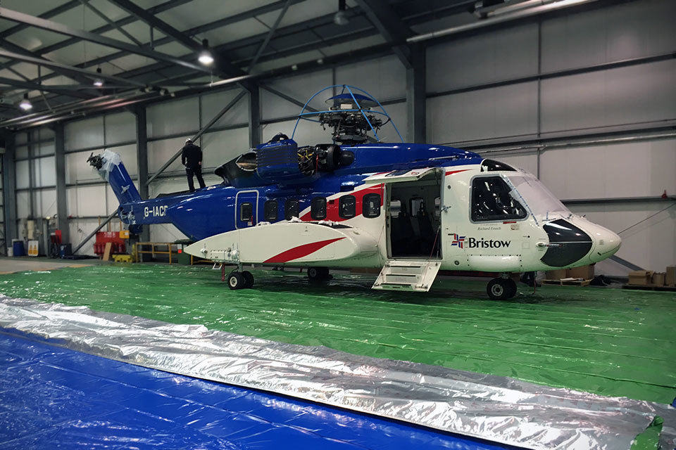 Folks, This Is How A Helicopter Should Be Stored - All-wrapped Up