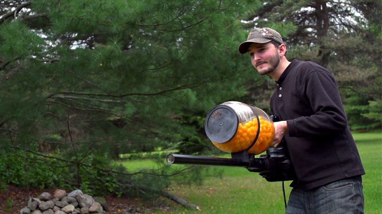 Cheese Ball Machine Gun Proves That Playing With Food Can Be Fun