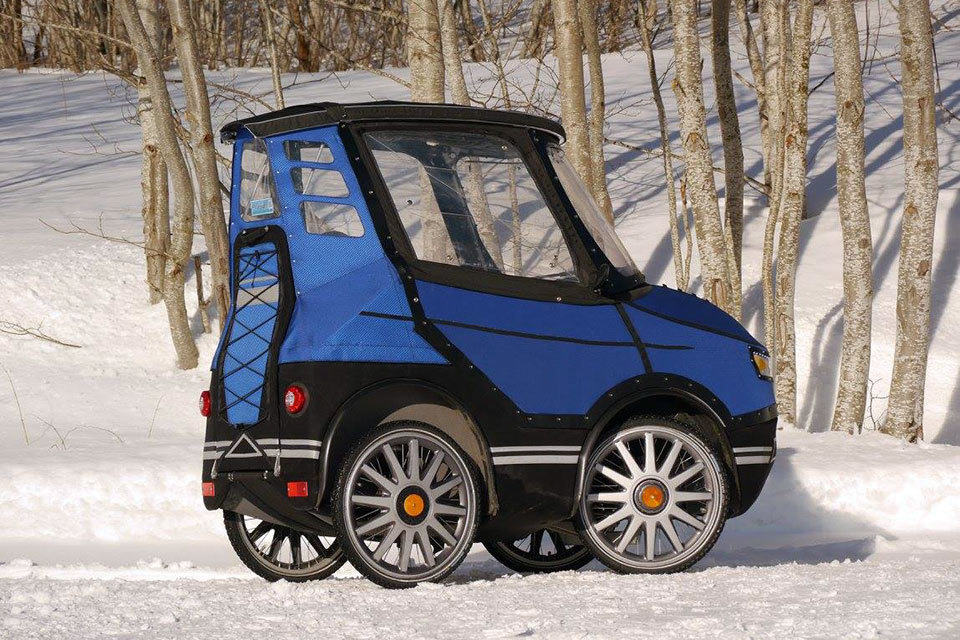 4-wheel Power-assist Electric Bicycle Looks Like A Real Life Car ...