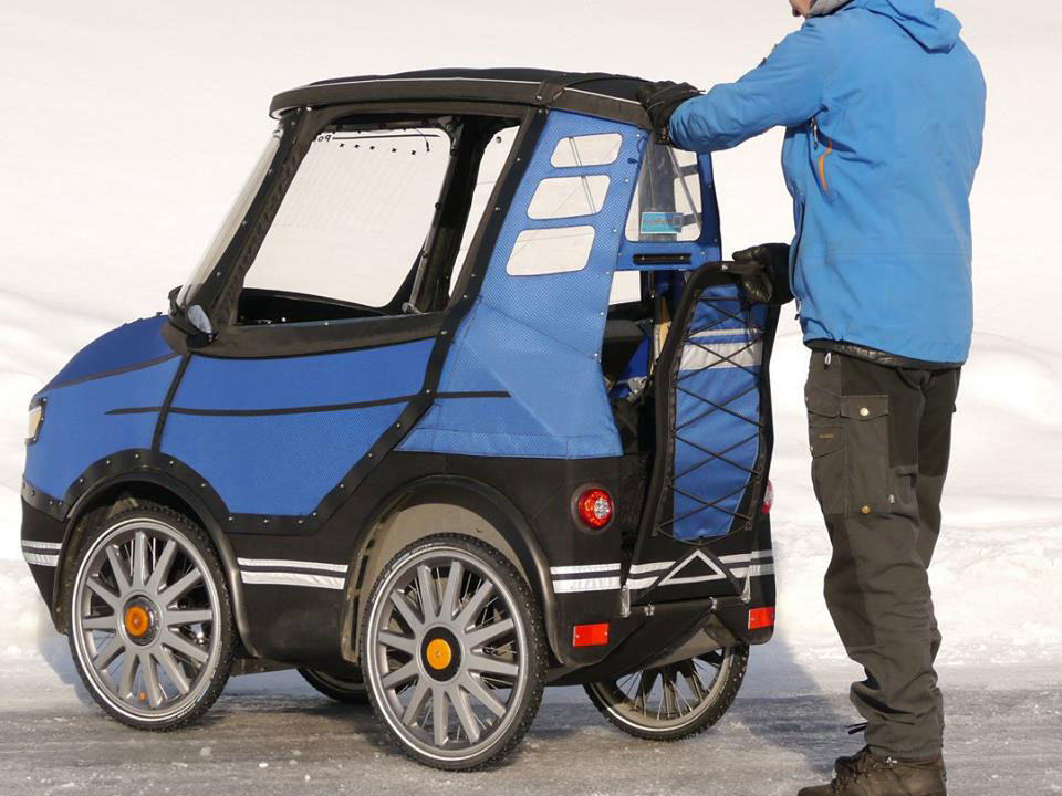 4-wheel Power-assist Electric Bicycle Looks Like A Real Life Car ...