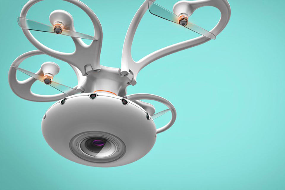 Sphere VR Drone Opens Up Like A Blooming Flower To Take Flight