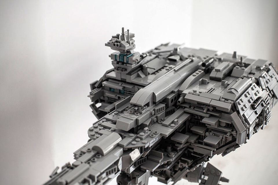LEGO Enthusiast Built A Star Wars Nebulon-B With Incredible Details