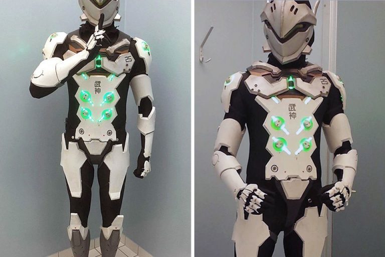 Light Up Overwatch Genji Cosplay Is Insanely Cool