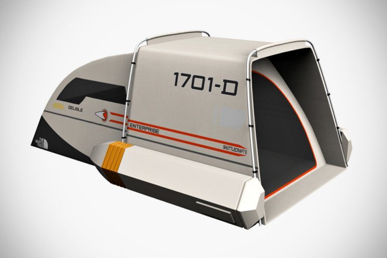 Trekkie Reimagined Star Trek Shuttlecraft Into A Camping Tent