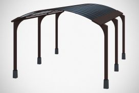 This Classy Outdoor Canopy Aims To Provide Free Electricity To Your Home